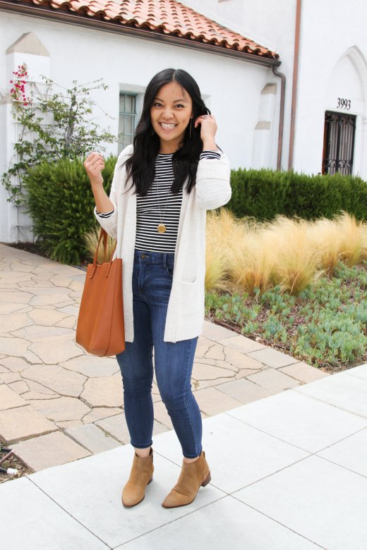 How to Style Different Cuts of Jeans This Fall: Skinny, Straight, & Bootcut