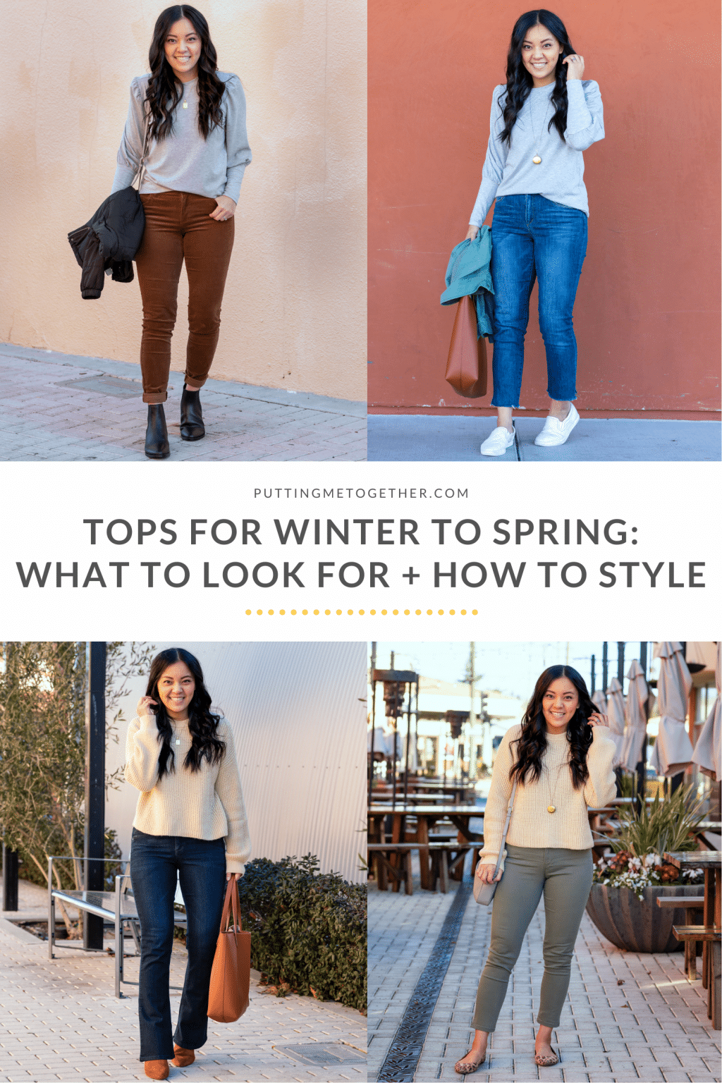 Tops that Work in the Winter and Spring: What to Look for + How to ...