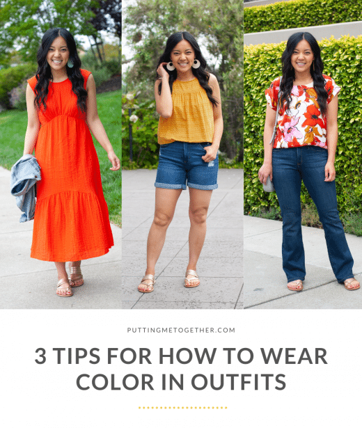 3 Tips for How to Wear Color in Outfits